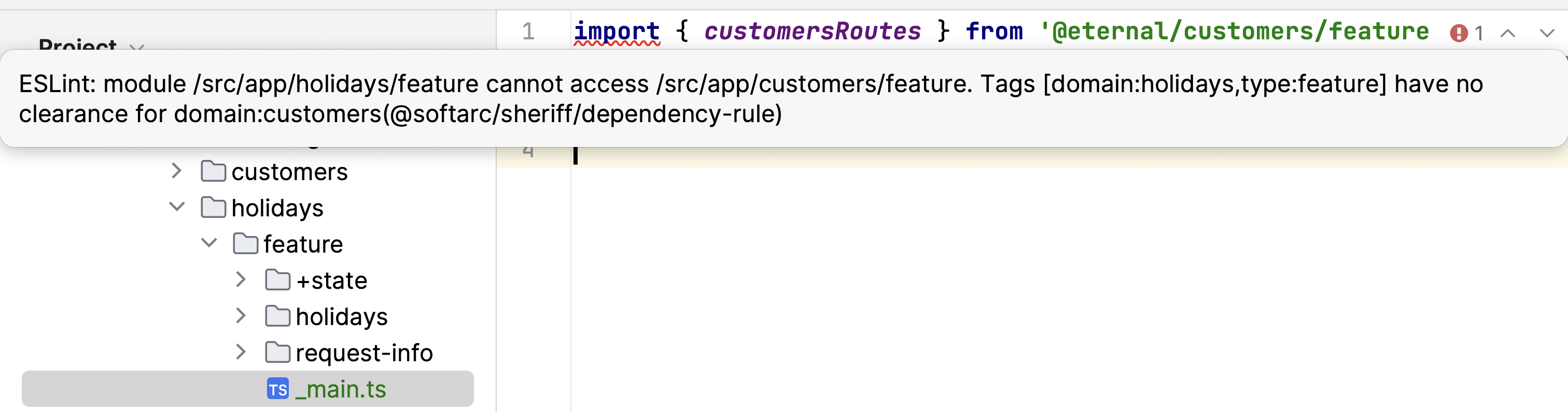 GitHub - softarc-consulting/sheriff: Lightweight Modularity for TypeScript applications