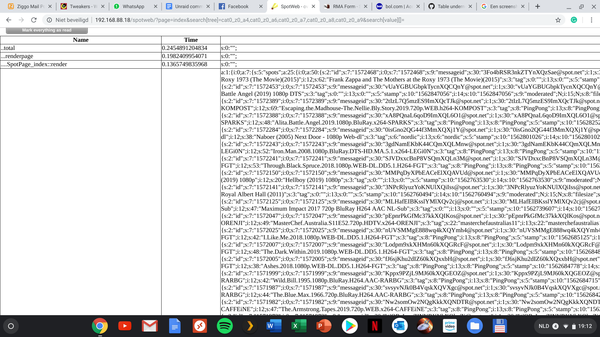 Table underneeth all pages of spotweb · Issue #420 · spotweb/spotweb · GitHub