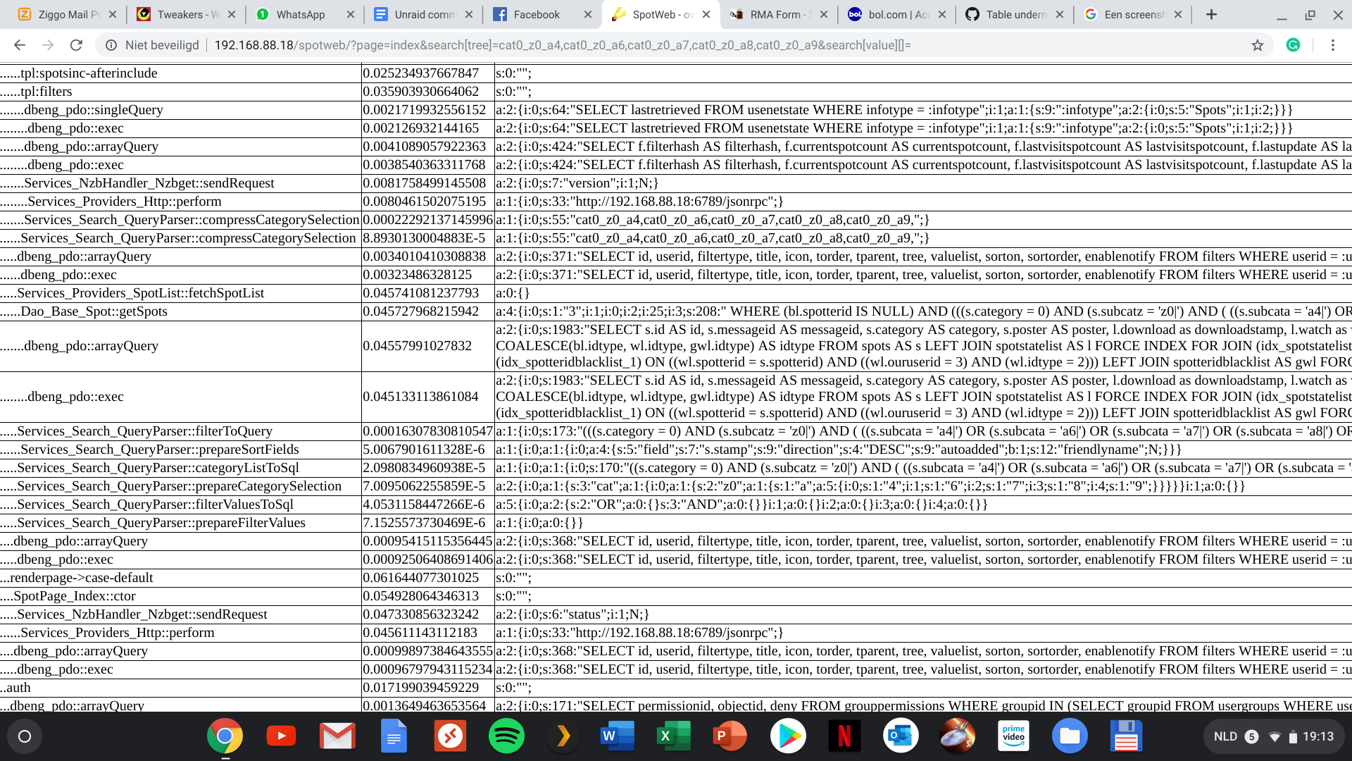 Table underneeth all pages of spotweb · Issue #420 · spotweb/spotweb · GitHub