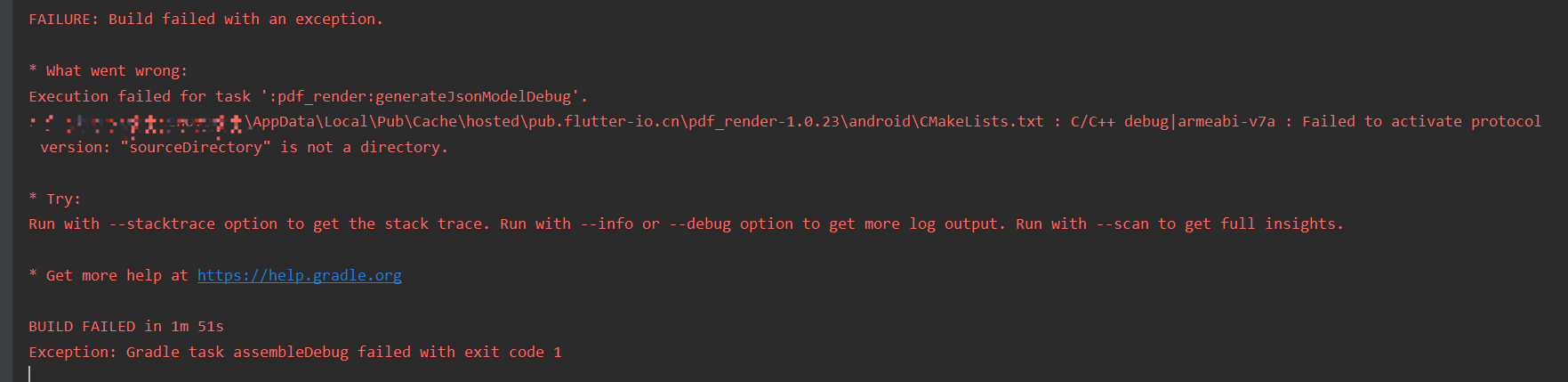 Failed to activate protocol version: "sourceDirectory" is not a directory. · Issue #79 ...