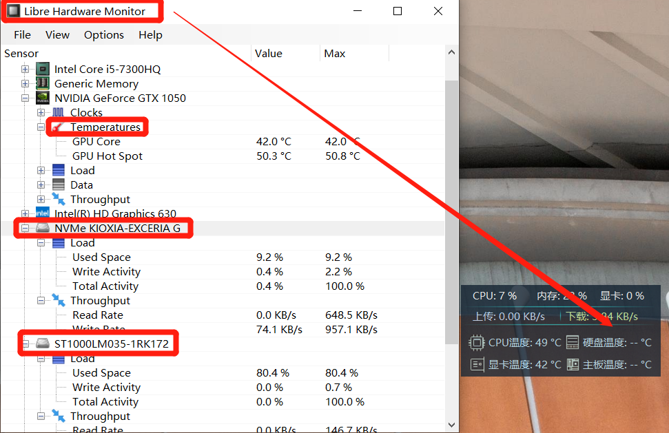 不显示固态硬盘硬盘温度，求问怎么解决呢？ · Issue #1552 · zhongyang219/TrafficMonitor · GitHub
