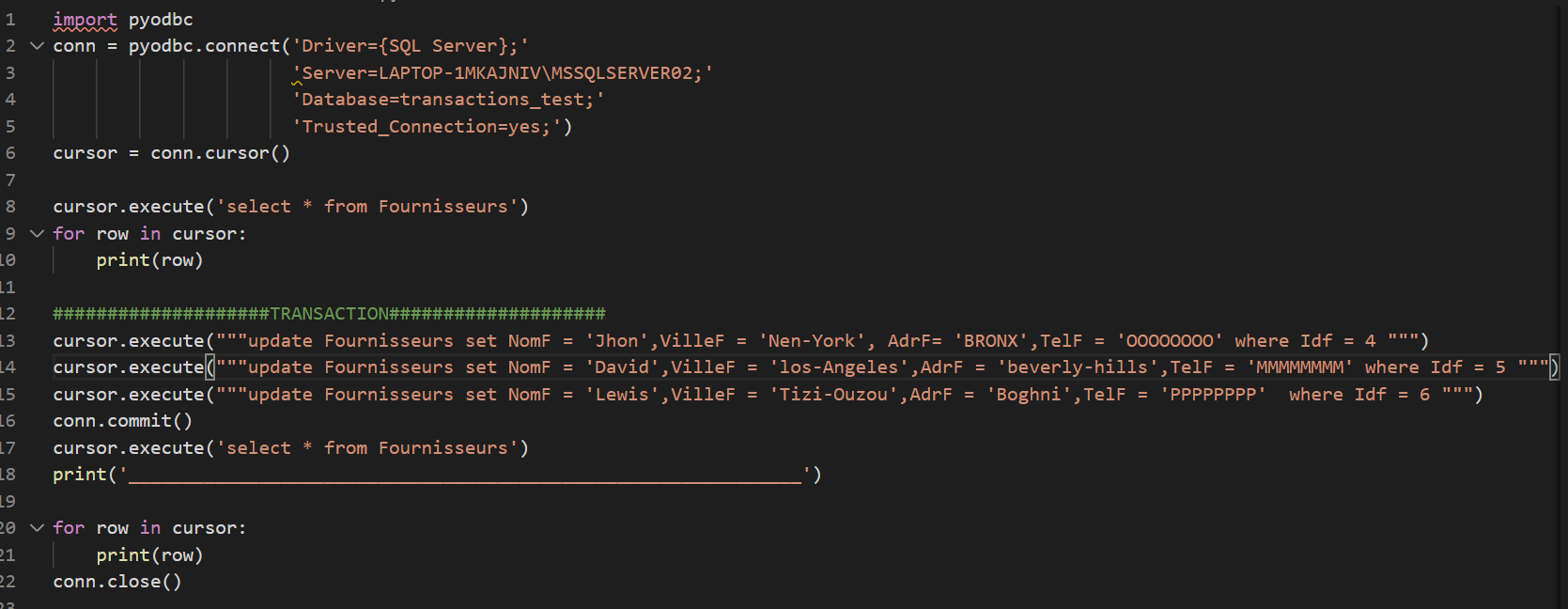 GitHub - yanistaleb/Transaction: Repo TP Transaction