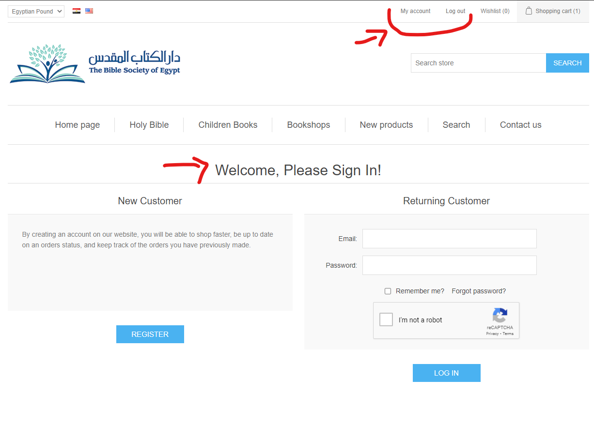 Add a message that the user is already logged in when he opens the ...