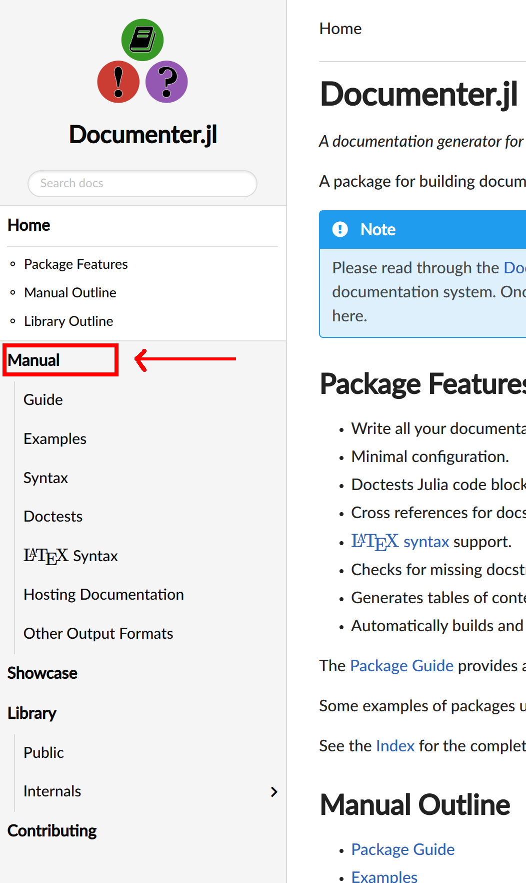 How to make sidebar headings reference an internal page? · Issue #2039 · JuliaDocs/Documenter.jl ...