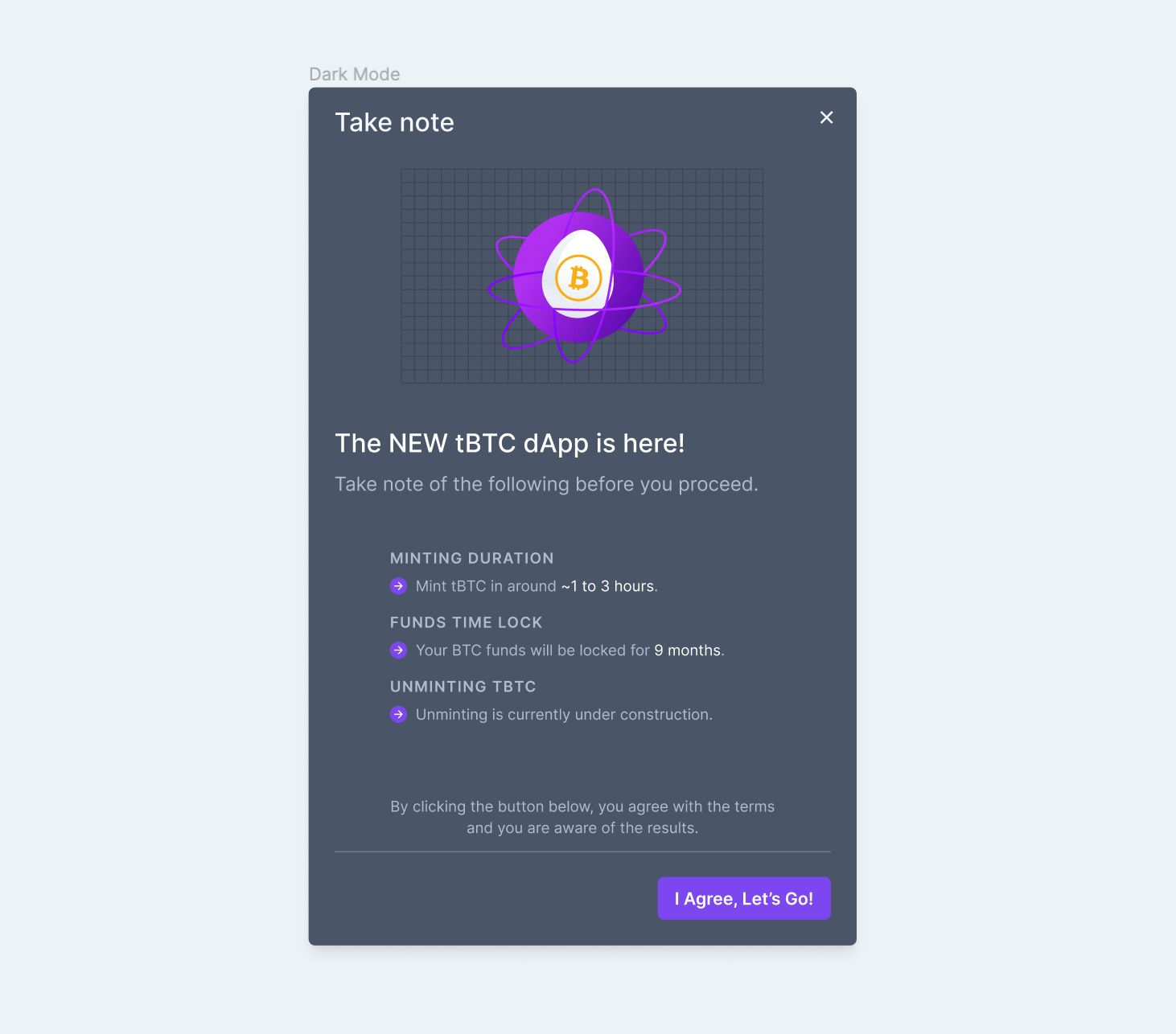 (MEDIUM) Fix dark mode issues for tBTC · Issue #435 · threshold-network/token-dashboard · GitHub