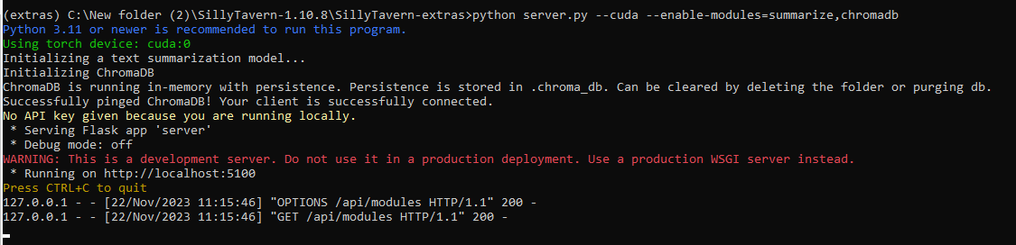 Issue with Chromabd and vectorization. · Issue #190 · SillyTavern ...