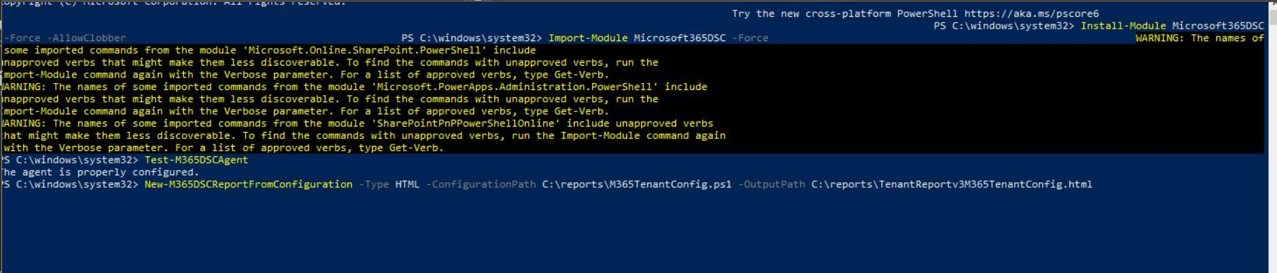 Assert-M365DSCTemplate issues · Issue #616 · microsoft/Microsoft365DSC ...