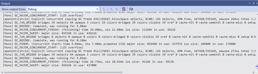 Using "CachingStrategy=RecycleElement" for ListView results in continuous memory allocation on ...