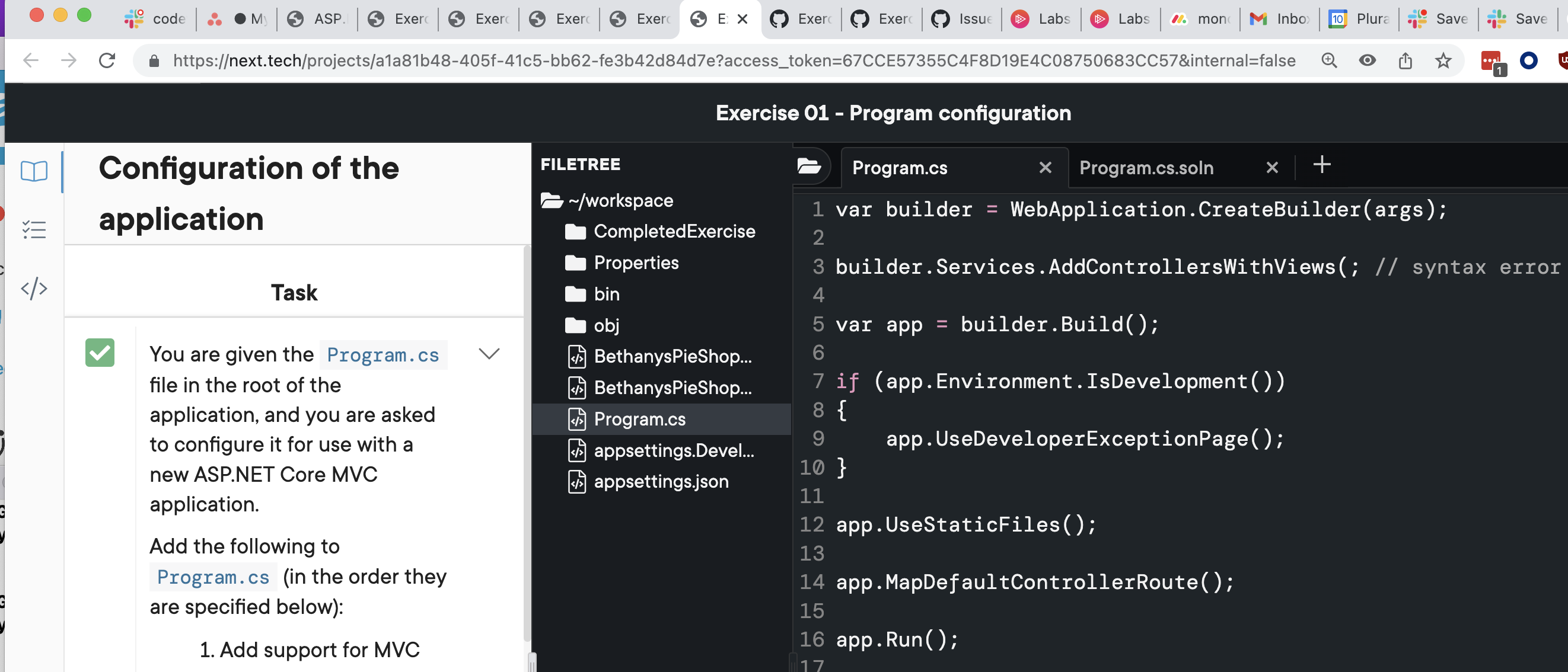 Exercise 01 issues · Issue #30 · ps-interactive/asp-net-core-6-fundamentals · GitHub