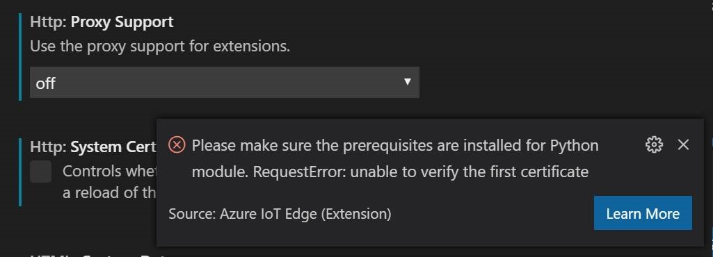 Verification Error Unable To Verify The First Certificate