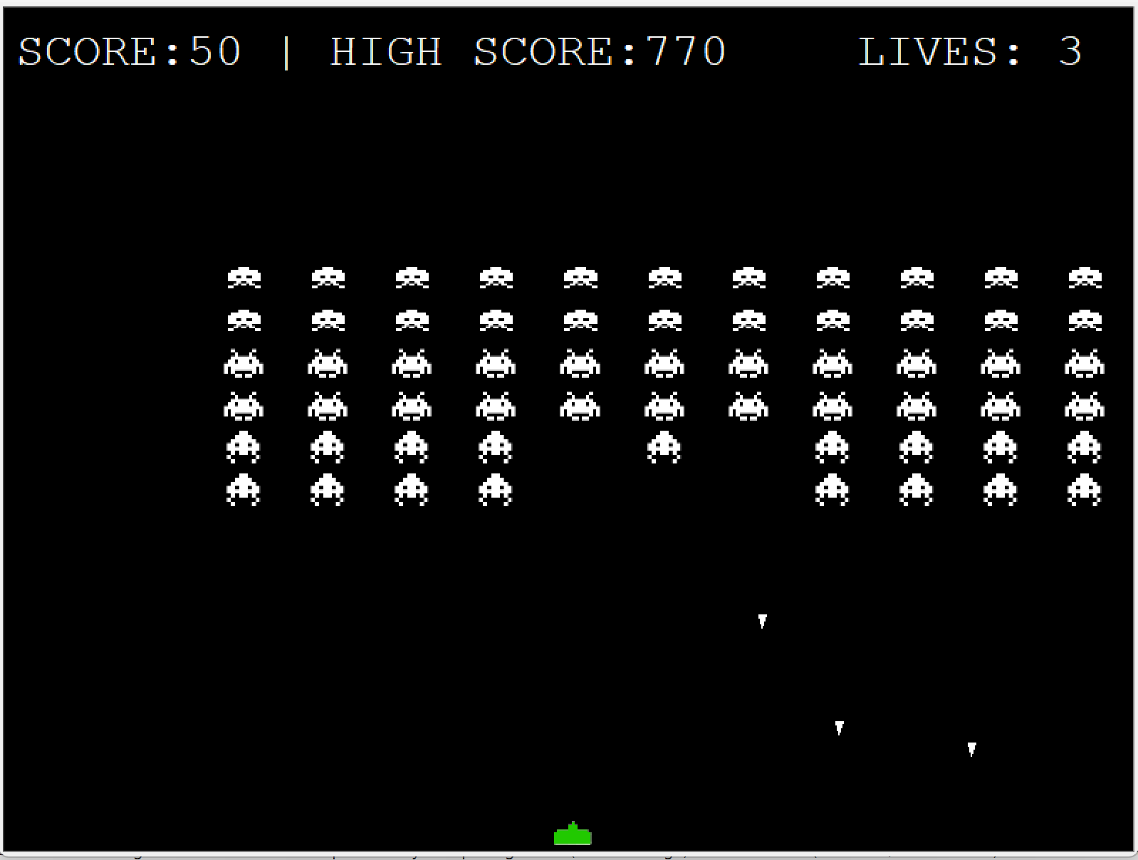 GitHub - namari1/SpaceInvaders: Based on original Space Invaders arcade game