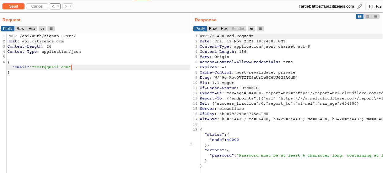 [SECURITY] User Enumeration · Issue #218 · citizenos/citizenos-api · GitHub