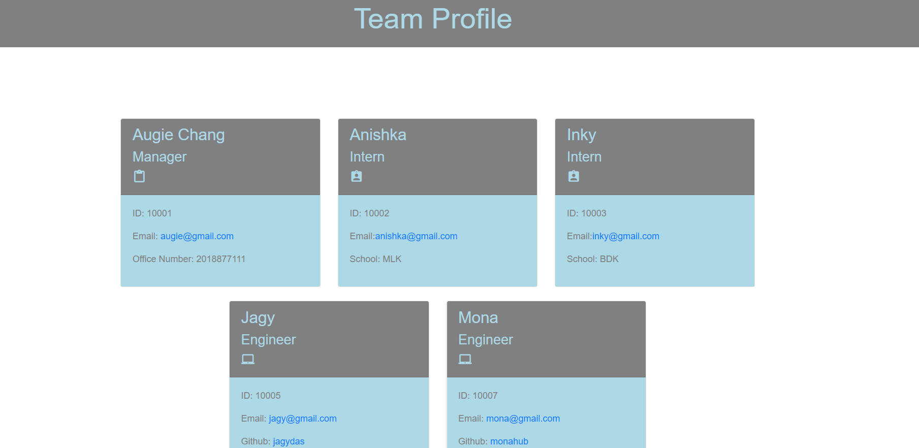 GitHub - jagydas/Team-profile-generator