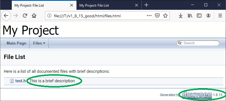 JAVADOC_AUTOBRIEF and @File regression · Issue #7867 · doxygen/doxygen · GitHub