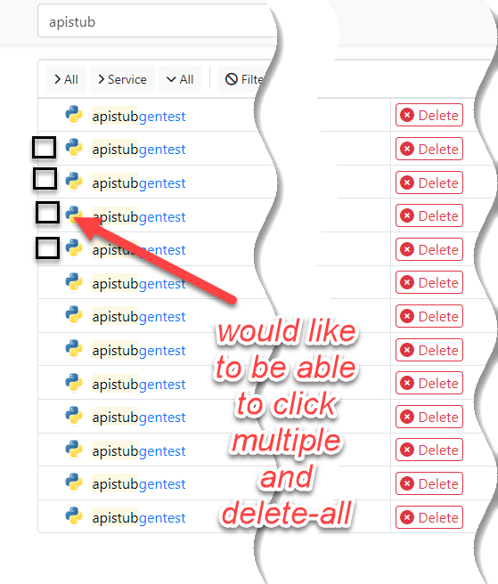 [APIView] Check-boxes to enable deleting multiple API reviews? · Issue #3159 · Azure/azure-sdk ...
