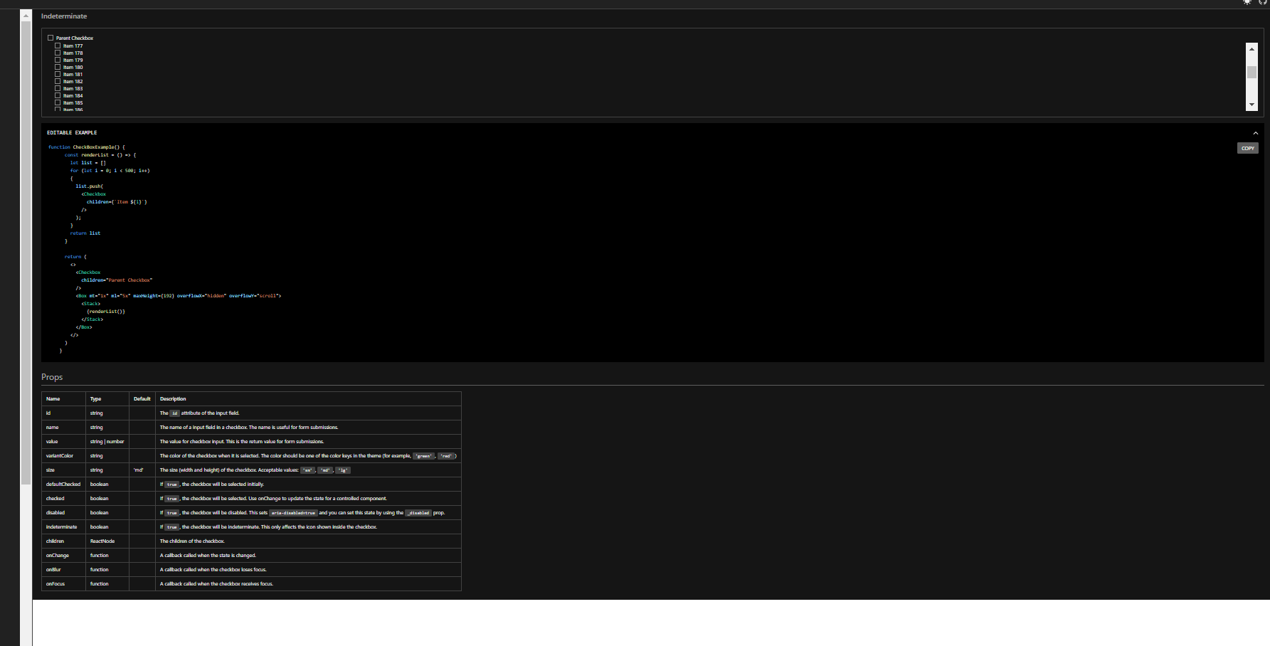 Series of checkboxes within a scrollable box can extend length of the webpage · Issue #292 ...