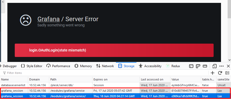 Something wrong with grafana_session after Grafana upgrading · Issue ...