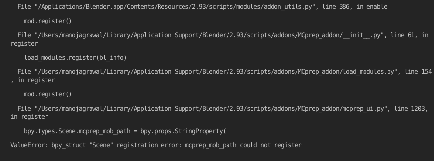 Error While Installing on Blender 2.93 · Issue #208 · Moo-Ack ...