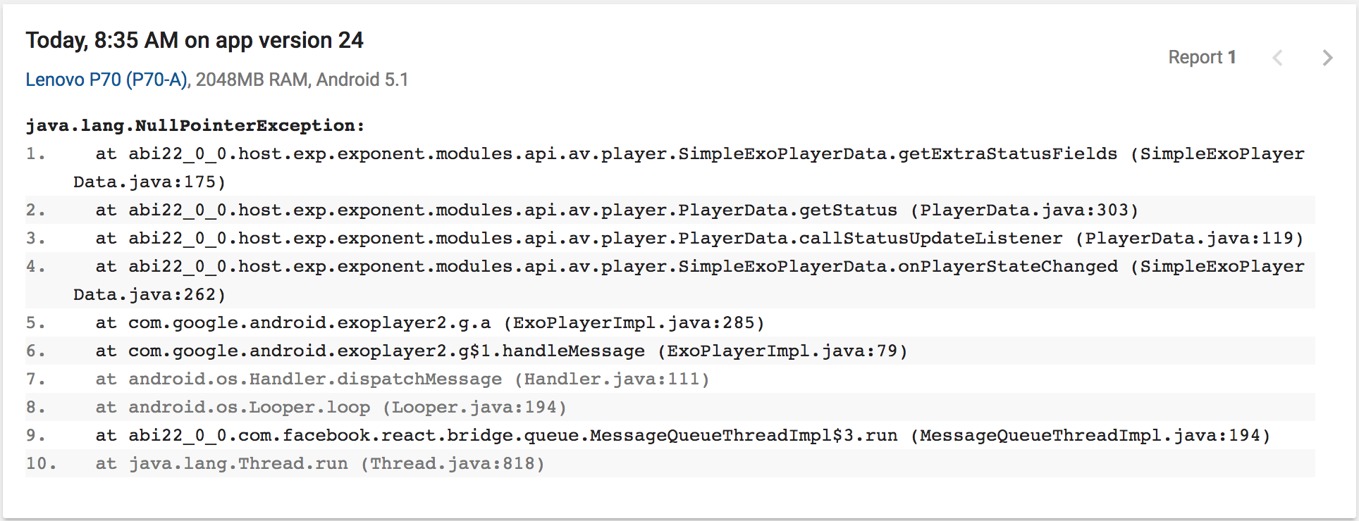 Android: Exception occurs when playing video · Issue #951 · expo/expo ...
