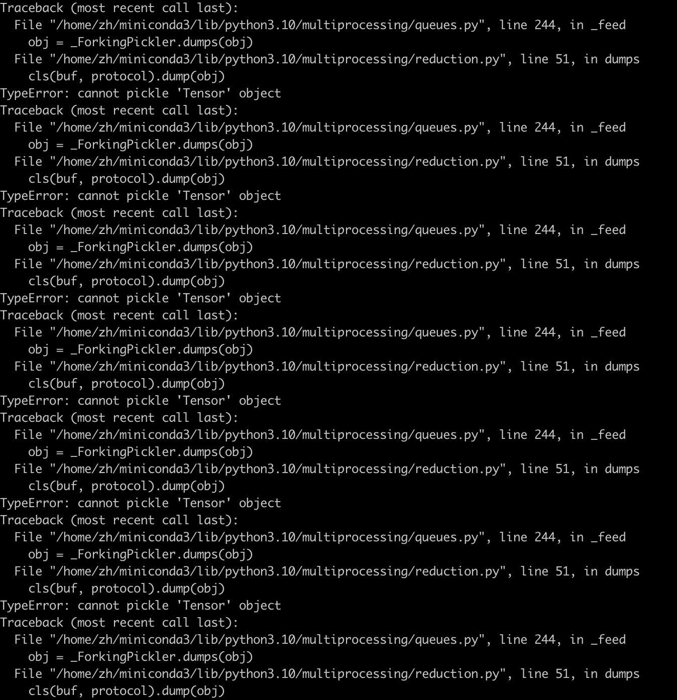 程序运行到固定的epoch报错 · Issue 49830 · Paddlepaddle Paddle · Github
