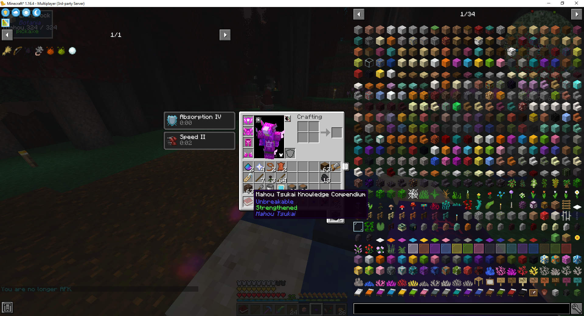 Mahou Tsukai - Strengthening doesn't strengthen sticks · Issue #591 · AllTheMods/ATM-6 · GitHub