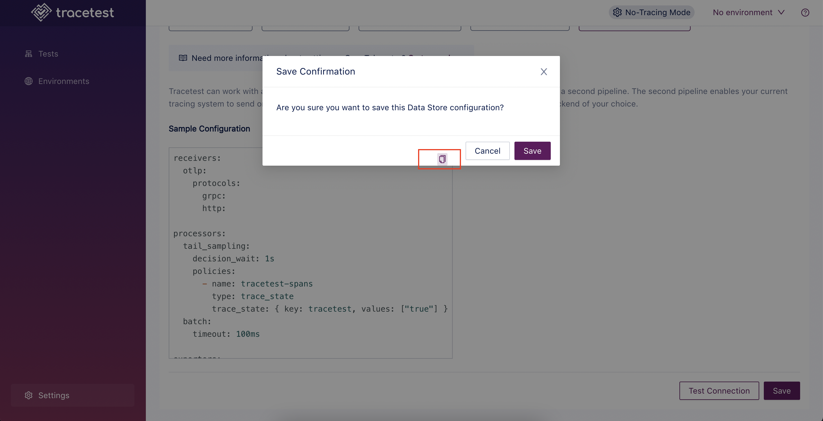 Otpl Sample Configuration Icon Overlaps With Confirmation Alert · Issue 1732 · Kubeshop