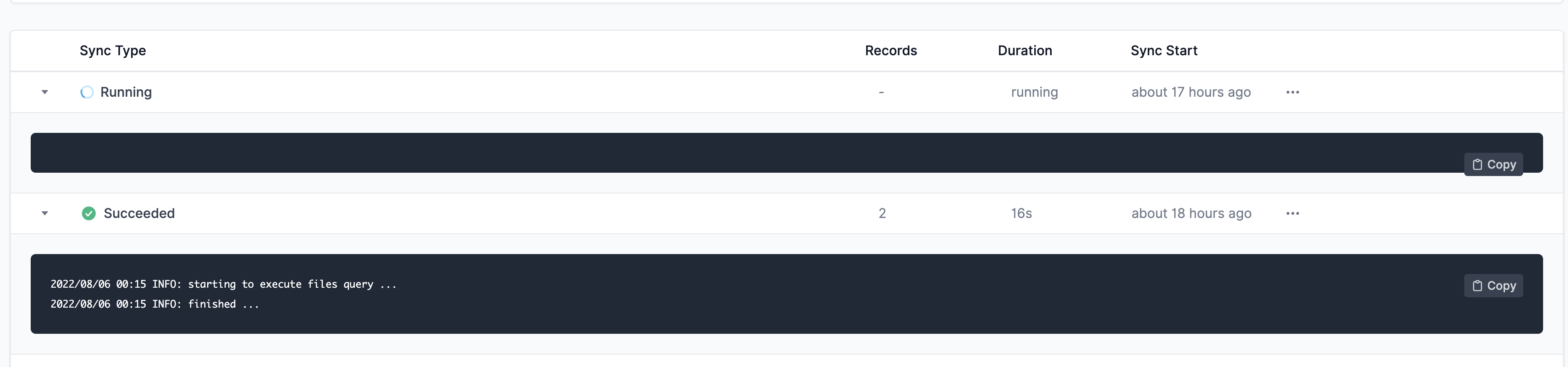 Fix styling of logs area when there are no log lines · Issue #124 ...