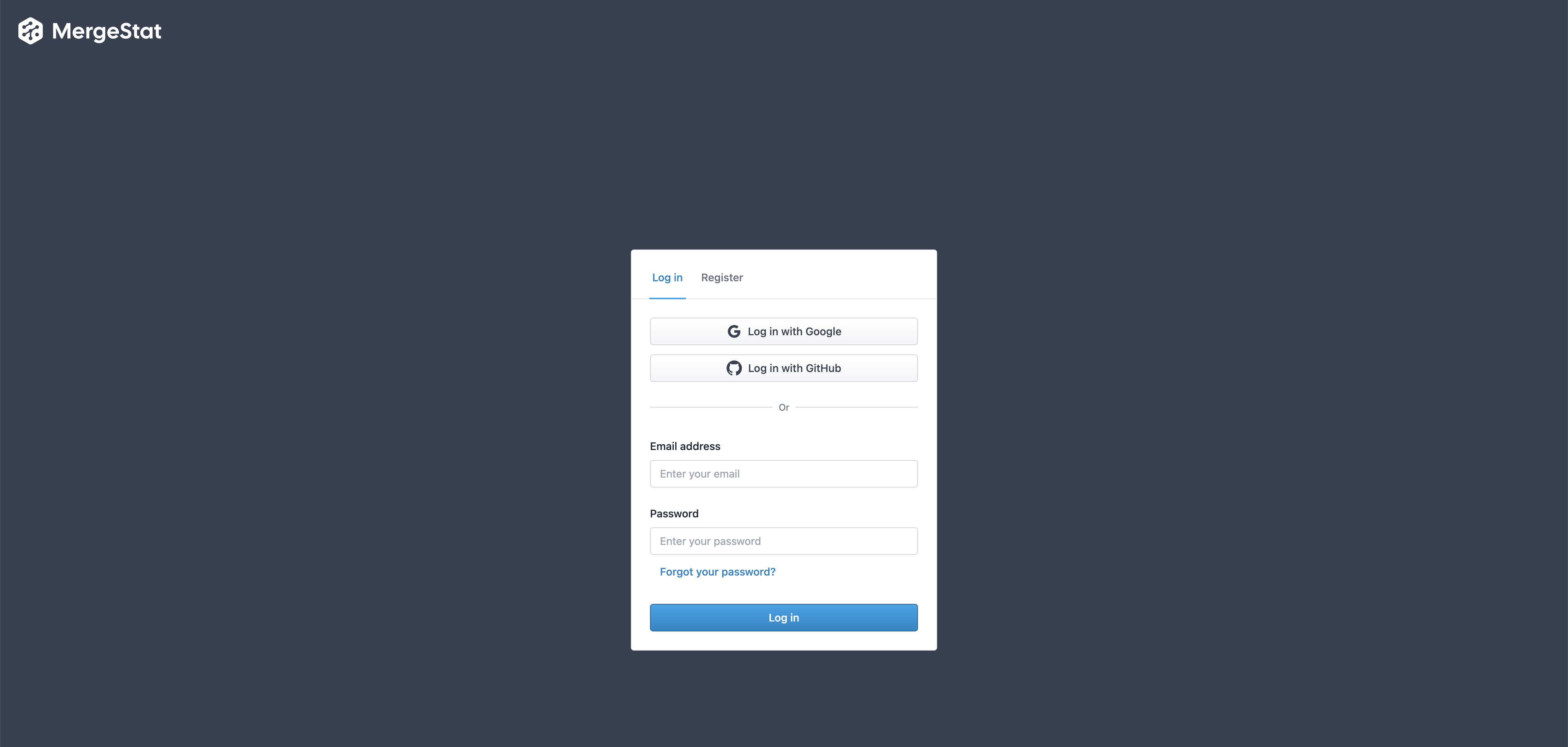 Implement a simple login UI + functionality · Issue #198 · mergestat/mergestat · GitHub