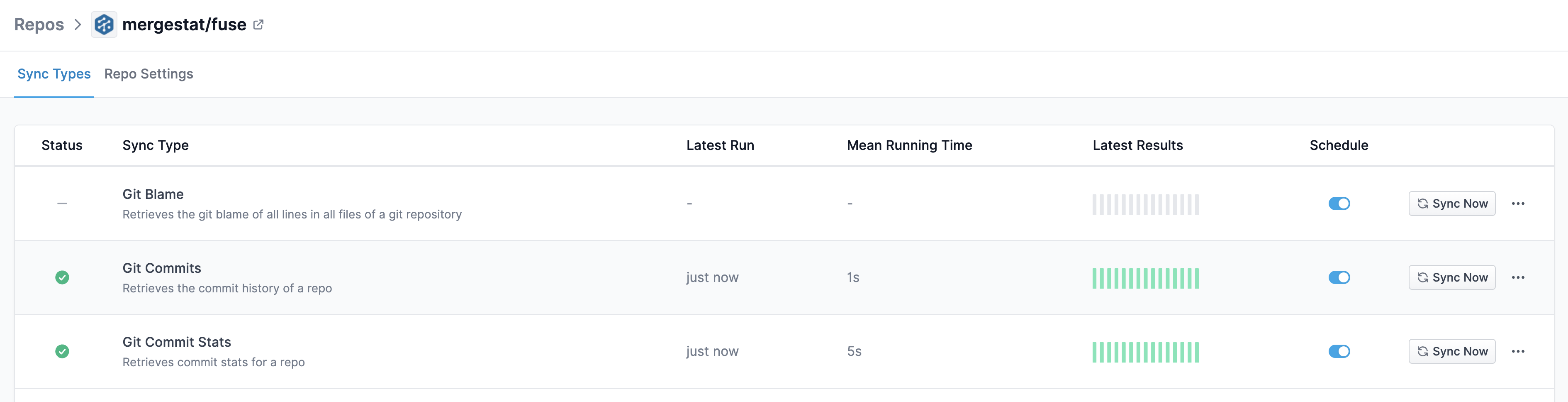 Update UI for sync types · Issue #194 · mergestat/mergestat · GitHub