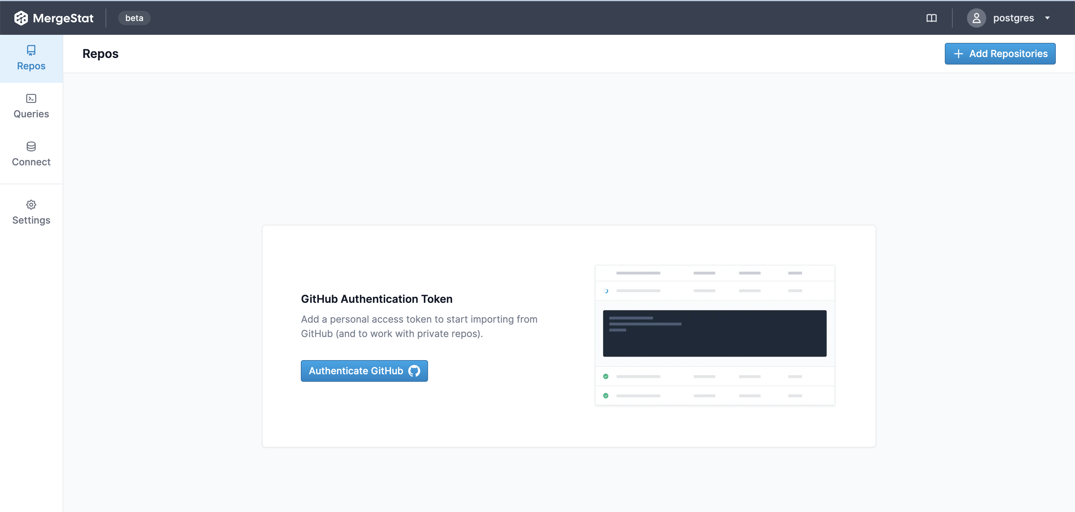 Link Out The Docs Page In The `authenticate Github` Onboarding Card In The `repos` Page · Issue 