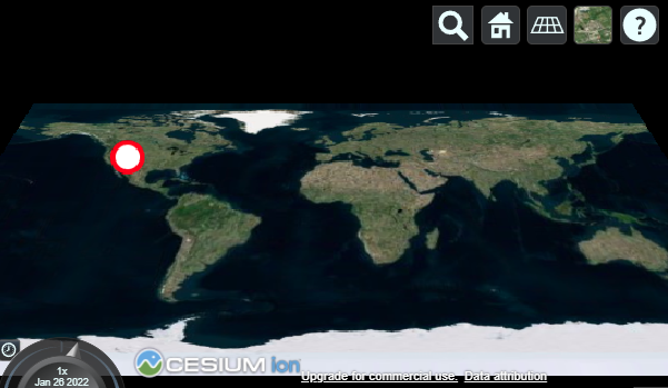Clamped point in wrong position in 2D and Columbus view · Issue #10036 · CesiumGS/cesium · GitHub