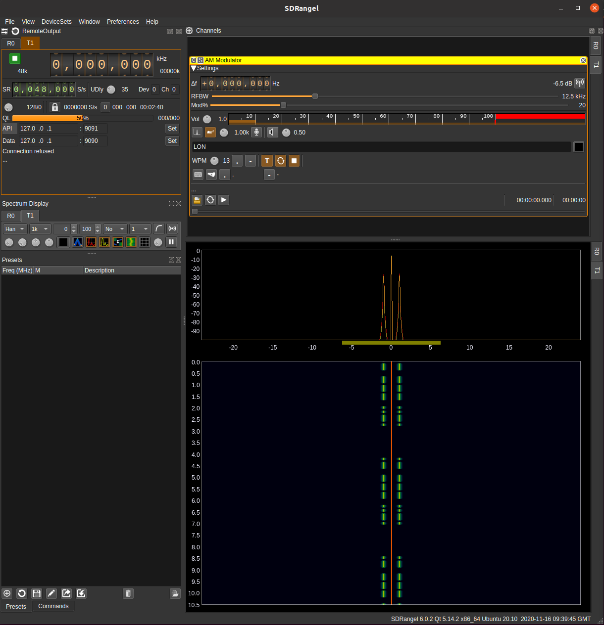 Distortion in AM/NFM modulators on Windows · Issue #709 · f4exb ...