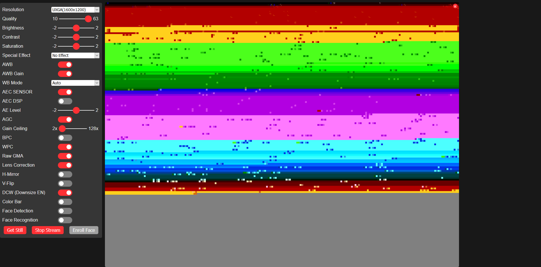 Broken Image · Issue 91 · Espressifesp32 Camera · Github