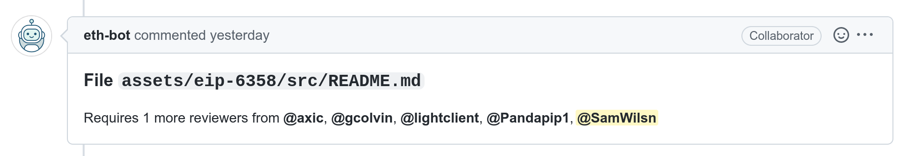 eip-review-bot thinks adding a markdown file in `assets` changes EIP status · Issue #140 ...
