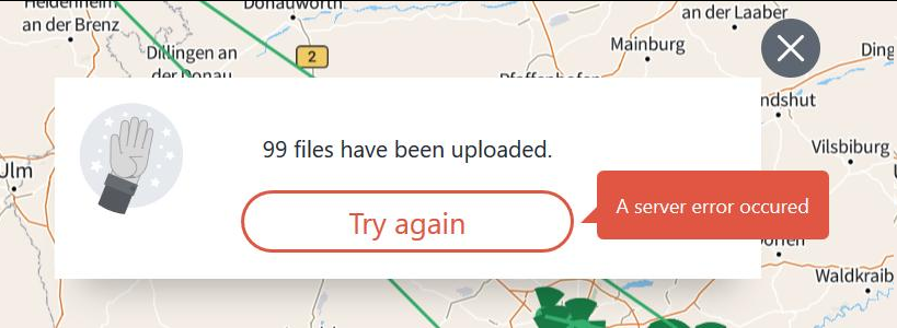 Web Upload - A server error occured · Issue #310 · mapillary/mapillary ...