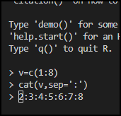 cat() function output removing first 2 characters · Issue #1193 ...