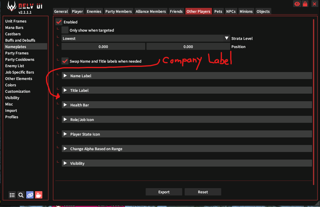[Suggestion]: Make a Company Label in the Nameplate Section · Issue ...