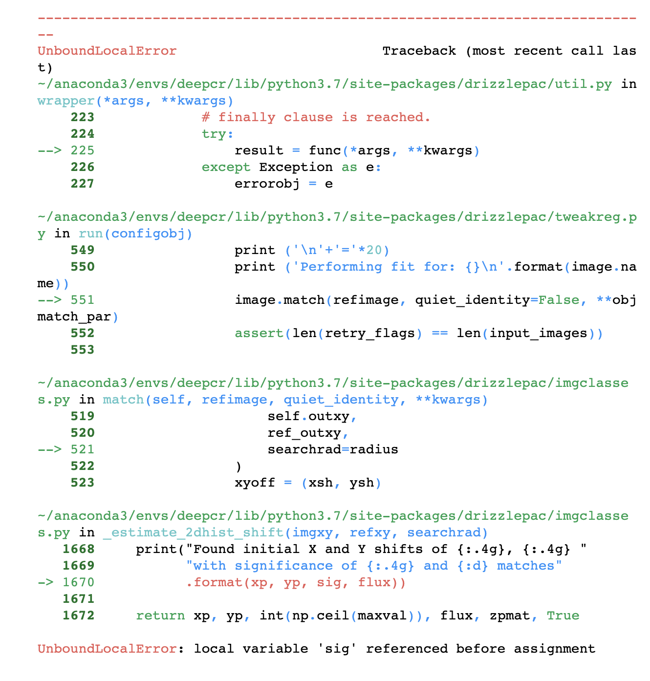 Unboundlocalerror · Issue 141 · Spacetelescope Notebooks · Github
