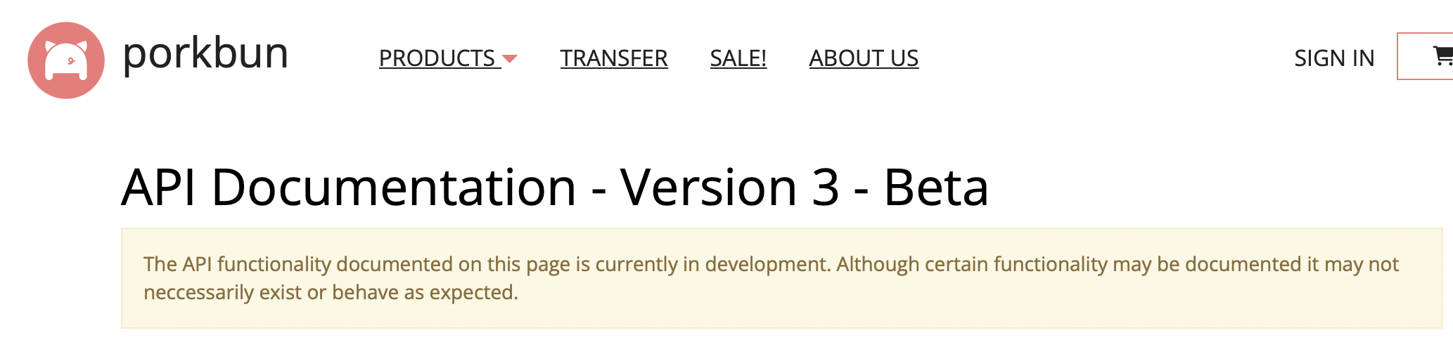 An unofficial Porkbun.com OpenAPI description for the Porkbun API, see . Among other things, it ...