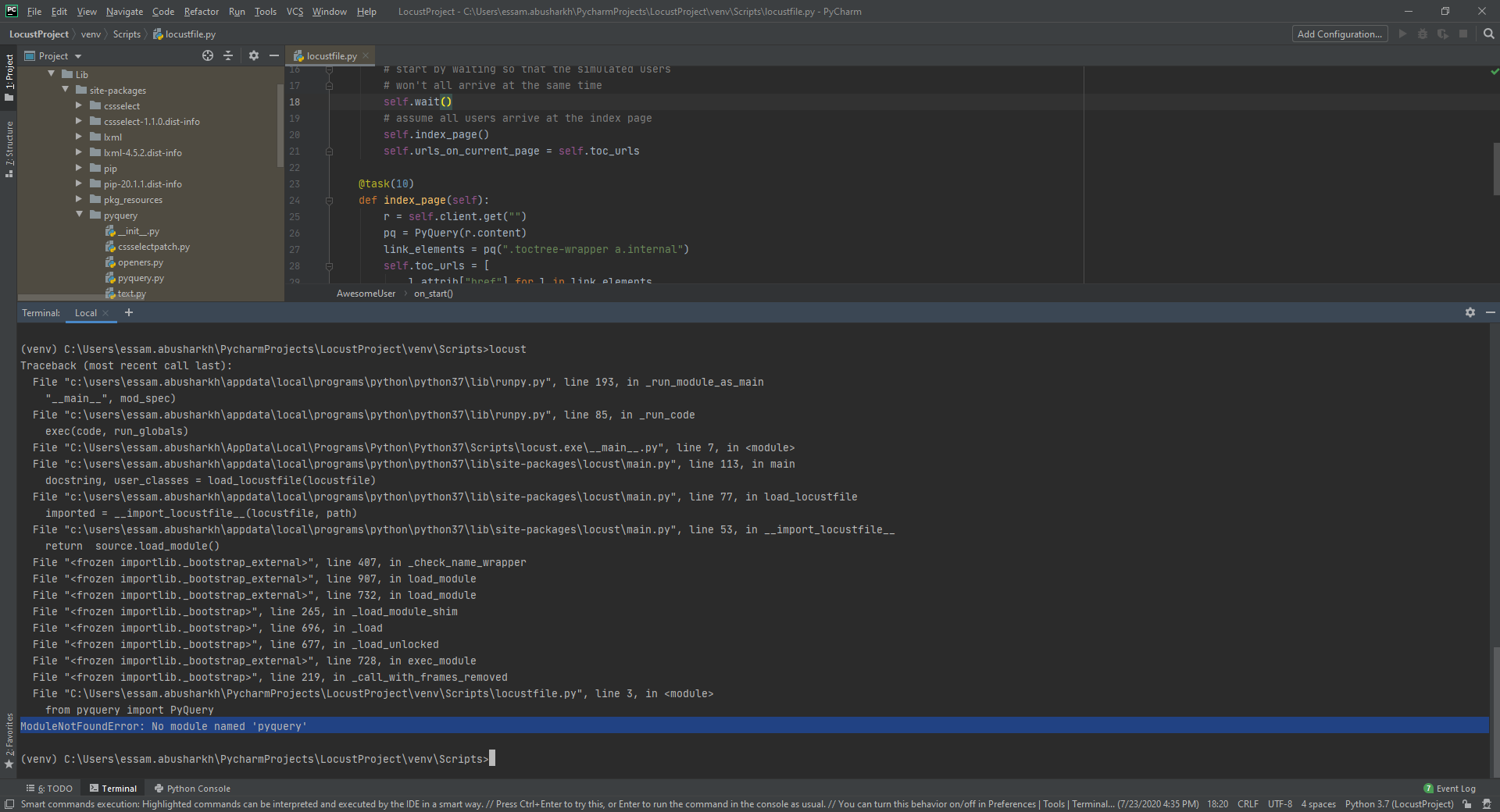 No Module Named Pyquery · Issue 67 · Jefferson Henrique Getoldtweets Python · Github