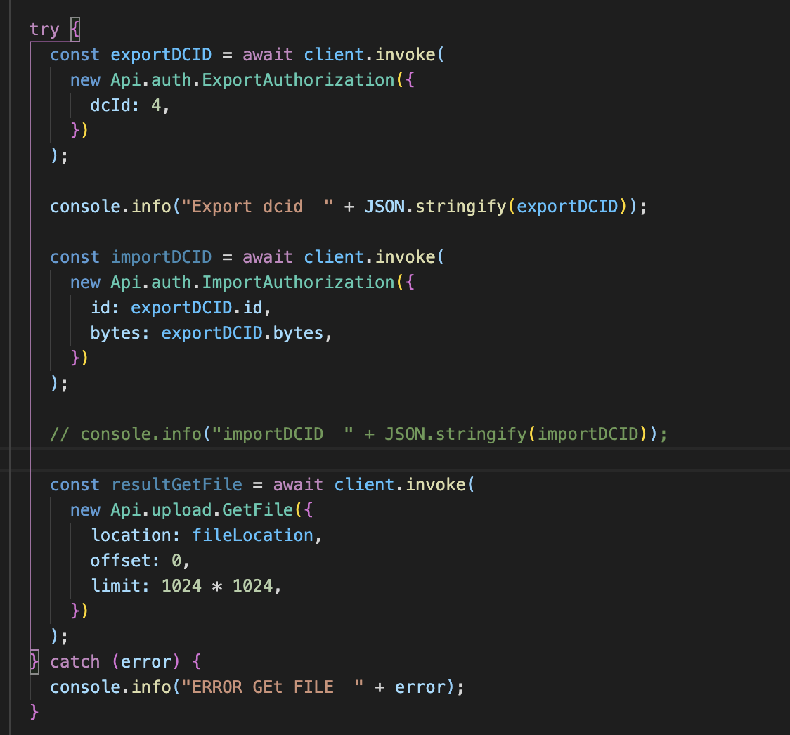 The file to be accessed is currently stored in DC 5 (caused by upload.GetFile) · Issue #356 ...
