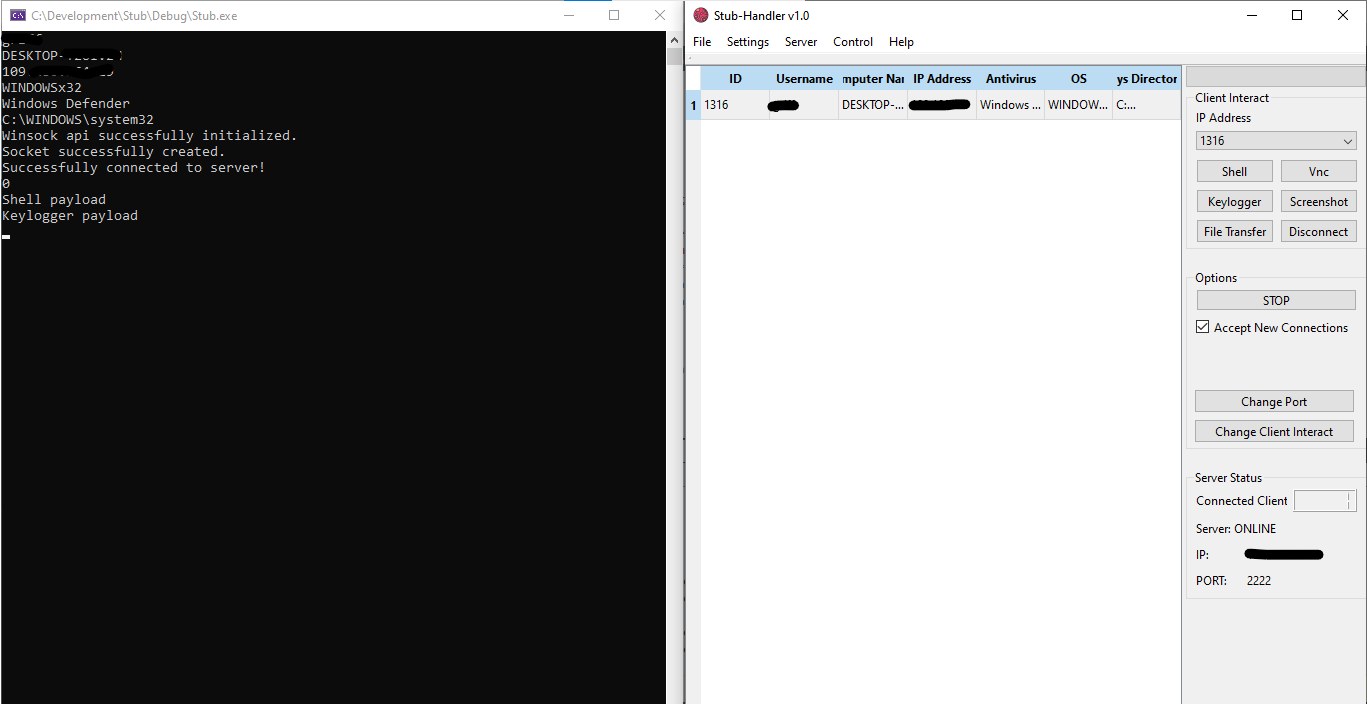 GitHub - Alexander-Griffiths/stub-c2-server: This is a command and control application for a ...