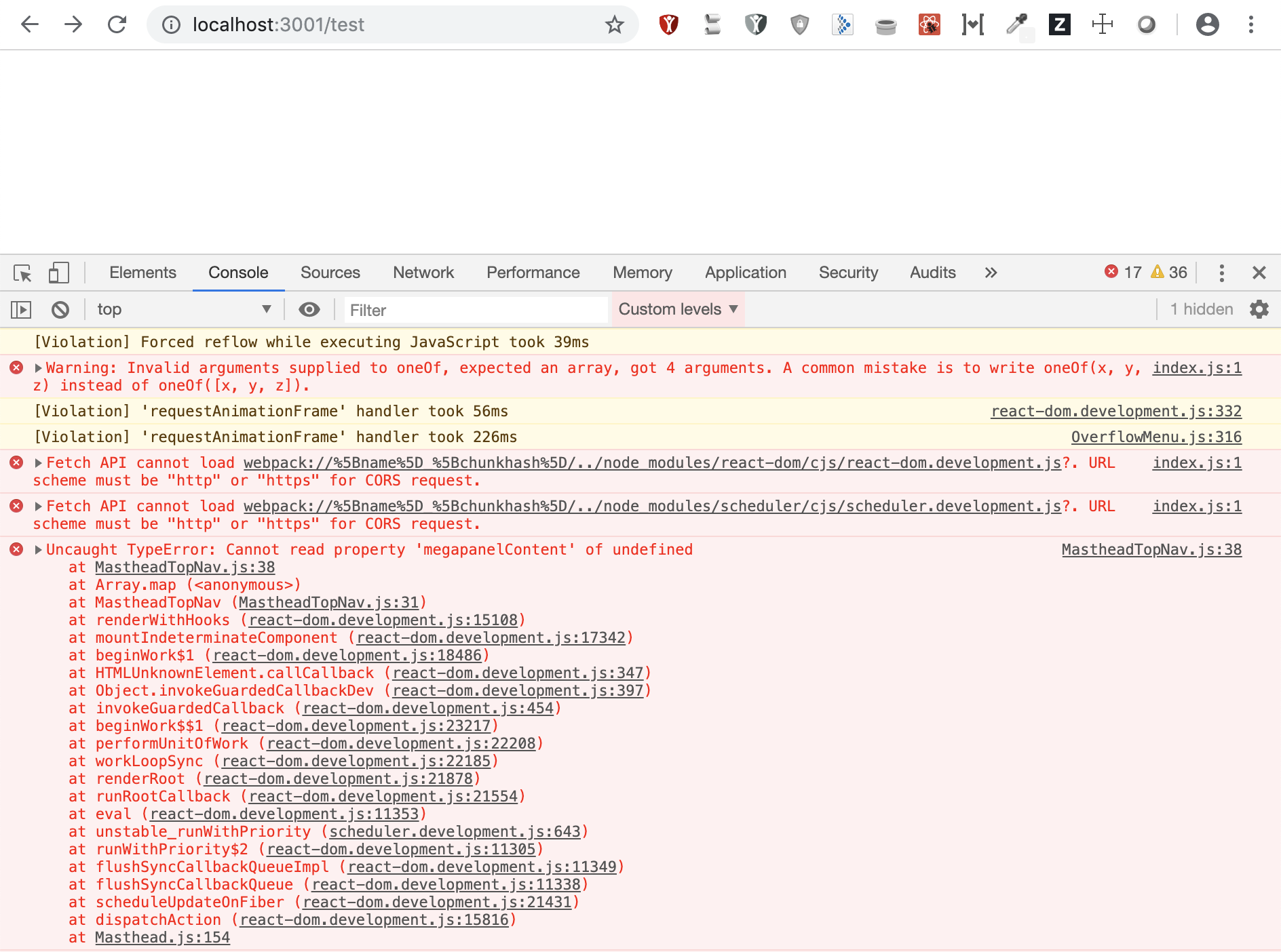 Masthead (and DotcomShell) briefly renders and disappears · Issue #634 · carbon-design-system ...