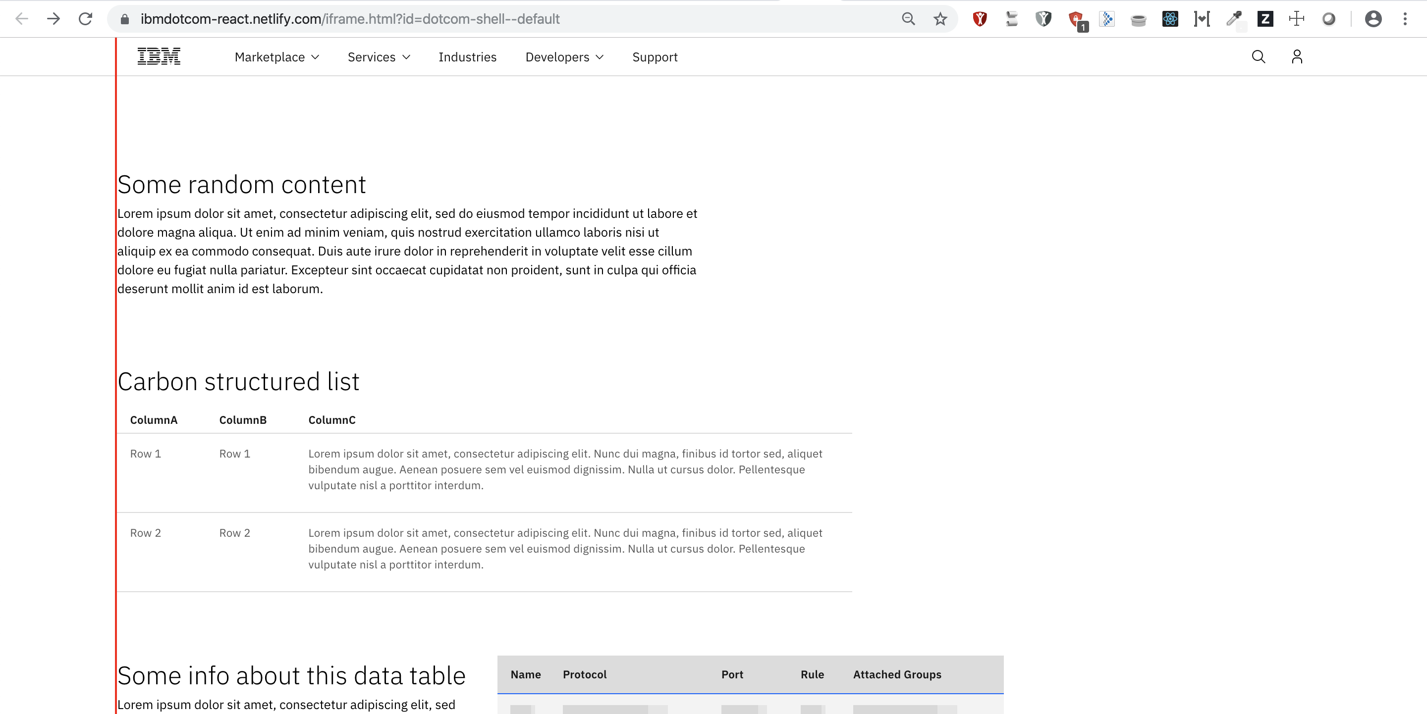 IBM logo in Masthead is not aligned with content in big screens · Issue #719 · carbon-design ...