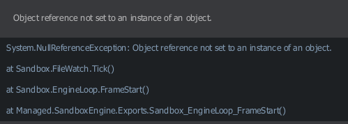 Changing various compiler settings throw a NullReferenceException · Issue #2071 · Facepunch/sbox ...