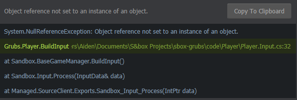 Hotloading completely breaks game · Issue #3043 · Facepunch/sbox-issues · GitHub