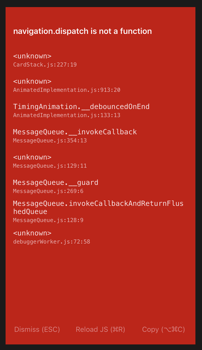 Nested Tabs Inside Stacknavigator With Swipe Enabled Crashes App · Issue 1677 · React