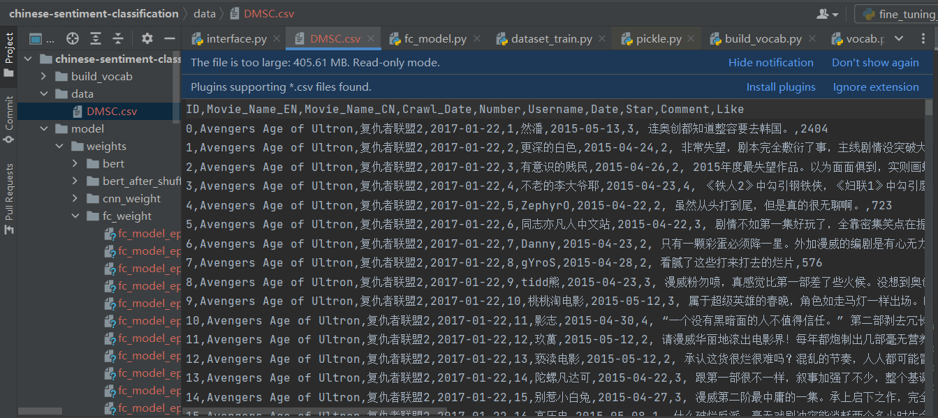 GitHub - weilifan/chinese-sentiment-classification: 展示了微调分类和传统文本分类方法😎