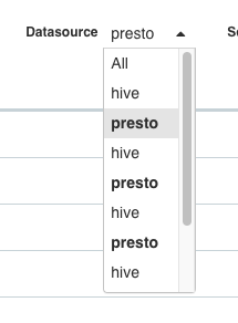 React CRUD filters show duplicated values in the database filter ...