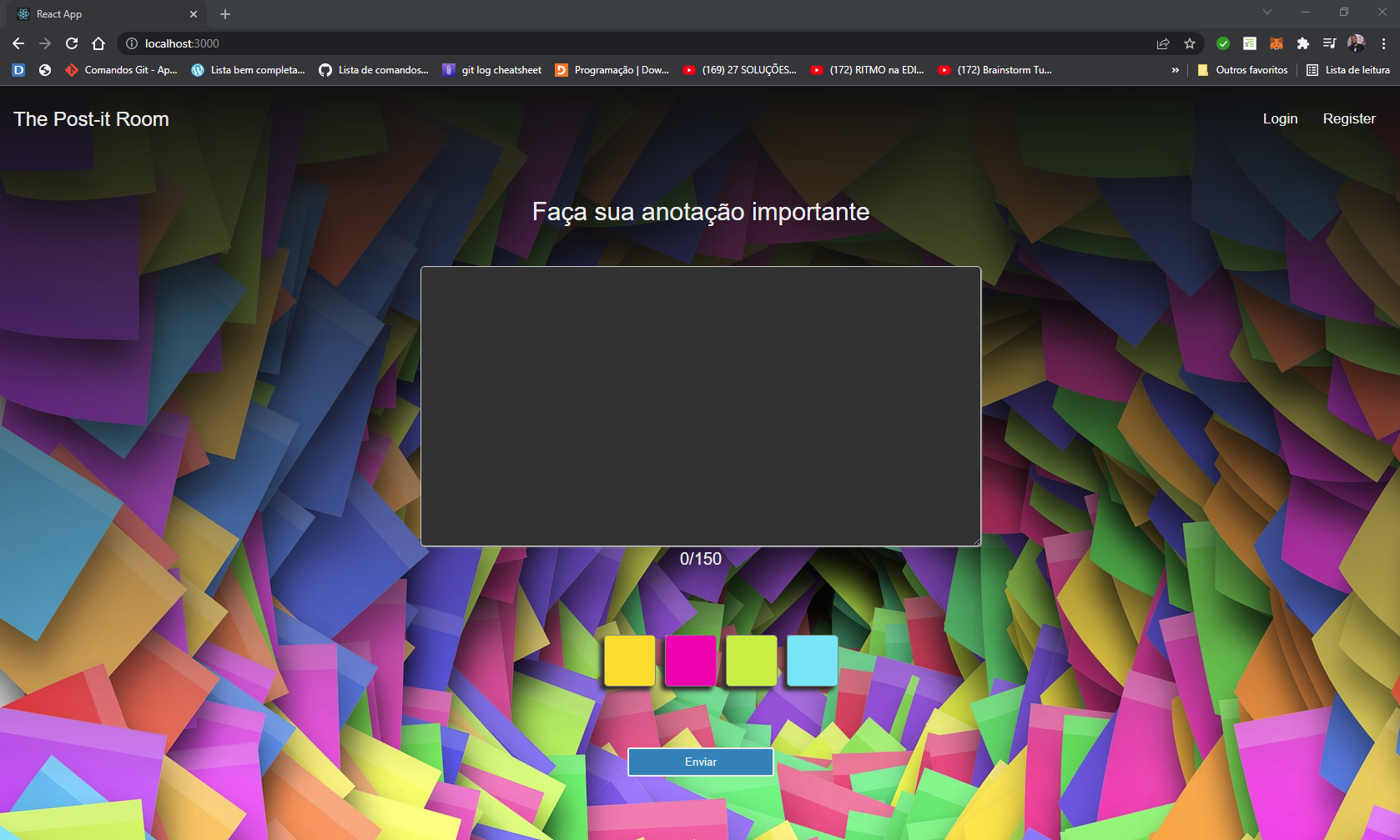 GitHub - themanuca/The-Post-it-Room-Cliente: Cliente em Reactjs do ...
